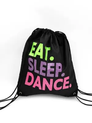 CAPEZIO Eat. Sleep. Dance. Drawstring Bag