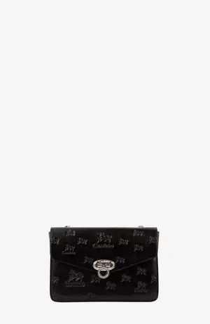 CAVALINHO Embossed Leather Shoulder Bag