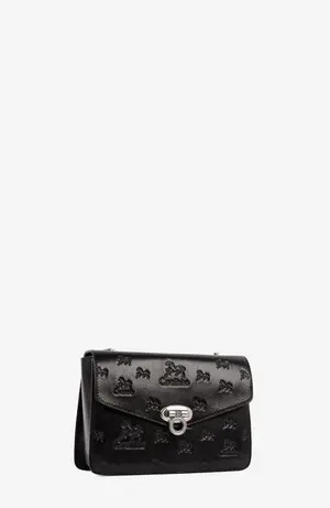 CAVALINHO Embossed Leather Shoulder Bag