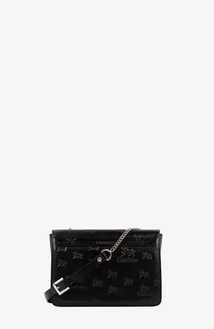 CAVALINHO Embossed Leather Shoulder Bag
