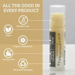 PHARMACOPIA NATURAL BODYCARE Tangerine Lip Elixir Balm