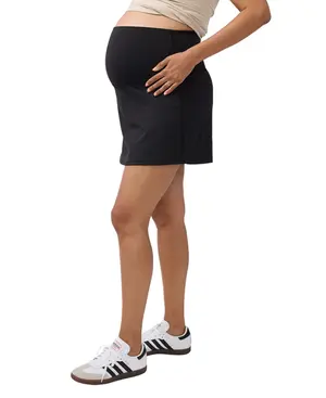 Ingrid & Isabel® Maternity Athletic Skort With Built-in Shorts - Black