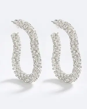 EMMA PILLS Obsession Sparkle Hoop - Gold