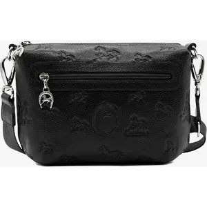 CAVALINHO Embossed Leather Crossbody Bag