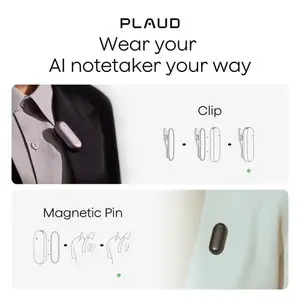 PLAUD Notepin Voice Recorder - Lunar Silver