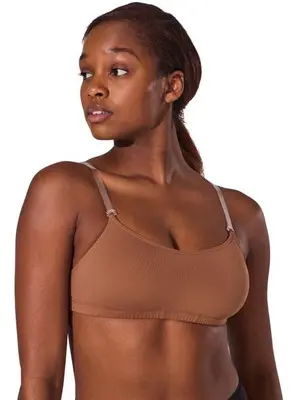 CAPEZIO Camisole Bra W/ Bratek - Dark Brown