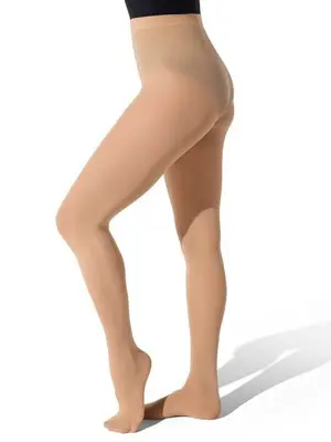 CAPEZIO Classic Footed Tights - Medium Brown