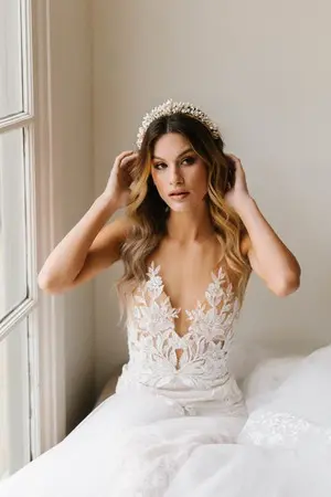 POPPY LANE Veda Bridal Tiara