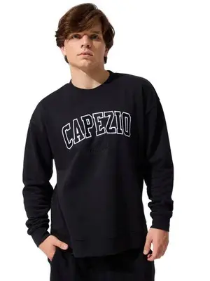 CAPEZIO Varsity Sweatshirt - Black