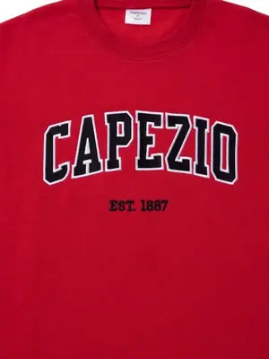CAPEZIO Varsity Sweatshirt With Embroidered Logo - Red