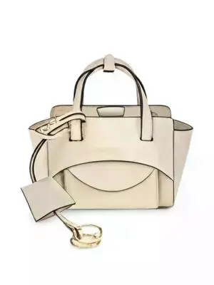 B Sides Mini Flap Xs Leather Shoulder Bag - Neutrals