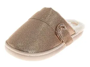 Badgley Mischka Ladies Ballerina Slippers - Gold