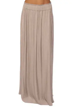 JLUXLABEL River Satin Maxi Skirt