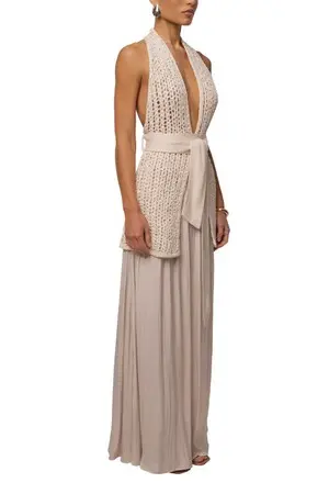 JLUXLABEL River Satin Maxi Skirt