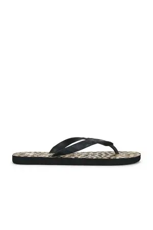 WACKO MARIA Leopard Print Beach Sandals