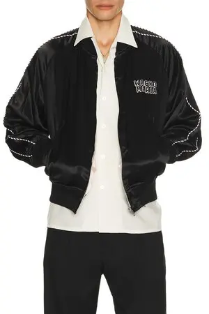 WACKO MARIA Satin Ska Jacket - Black