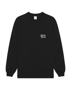 WACKO MARIA Washed Heavy Weight Crew Neck Long Sleeve T-shirt Type 4