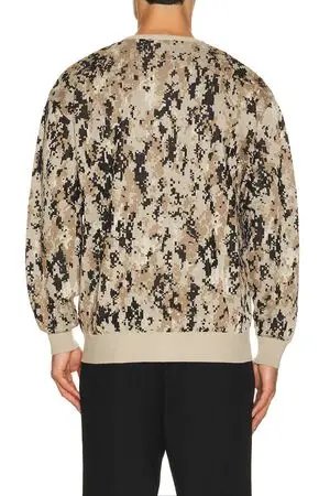 WACKO MARIA Digital Camo Jacquard Cardigan