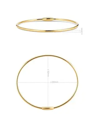 DEVATA 2mm Bangle Bracelet