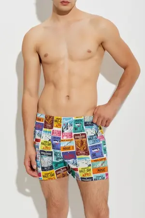 Dsquared2 Cotton Boxers With Print