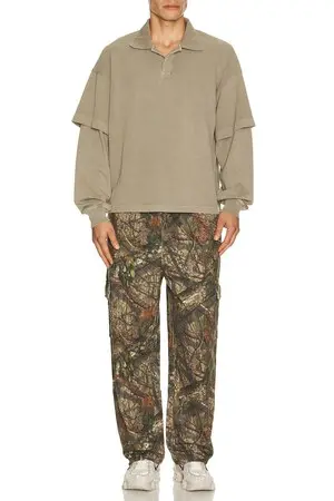 THISISNEVERTHAT T.n.t. Classic Hdp Cargo Sweatpant In Green