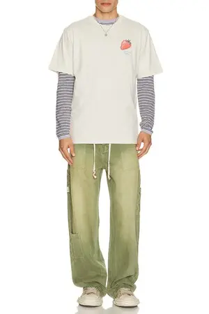 THISISNEVERTHAT Strawberry Tee In Light Grey