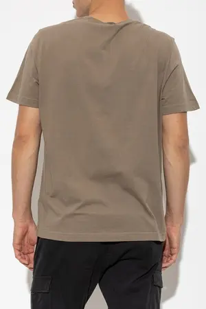 Moose Knuckles T-shirt With Print - Brown