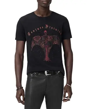 John Varvatos Deco Goddess Short Sleeve Graphic Tee