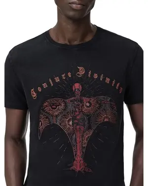 John Varvatos Deco Goddess Short Sleeve Graphic Tee
