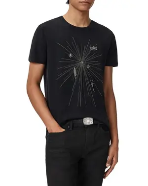 John Varvatos Eye & Elements Short Sleeve Graphic Tee