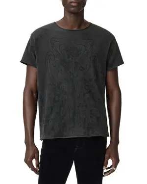 John Varvatos Relaxed Fit Raw Edge Tee