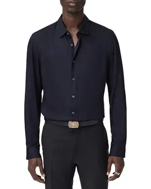 John Varvatos Ross Long Sleeve Button Front Shirt - Thistle