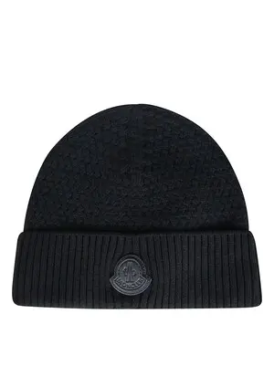 Moncler Puffer-style Hat - Nero