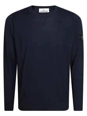 Stone Island Gc Crewneck Sweater - Blu