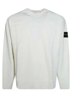 Stone Island Stone-effect Cotton Sweatshirt - Beige