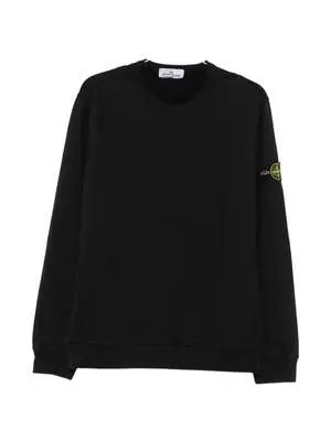 Stone Island Cotton Drawstring Hoodie With Kangaroo Pocket