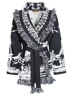 Alanui Canyon Spirit Cardigan - Nero