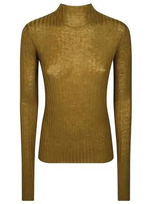 Pinko Ribbed Sweater - Verde