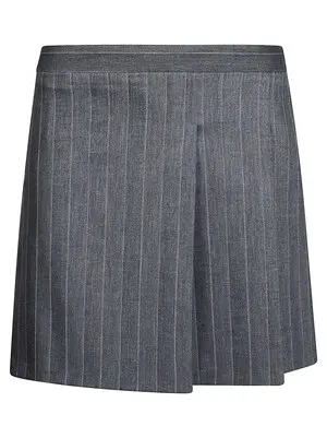 Pinko Wool Mini Skirt - Grigio