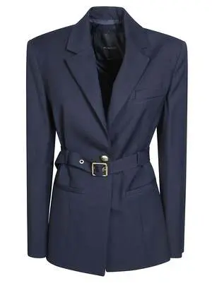Pinko Vitiano Diagonal Quilted Jacket For - Blu