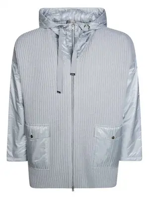 Herno Wool Hooded Wrap Mantle