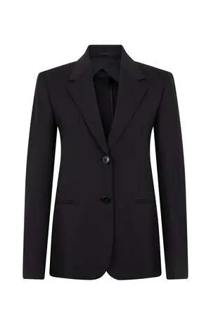 Max Mara Single-breasted Blazer With Reversible Collar