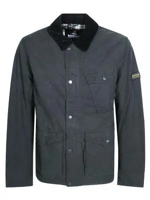 BARBOUR INTERNATIONAL Winter Drifter Washed Wax Jacket For - Verde