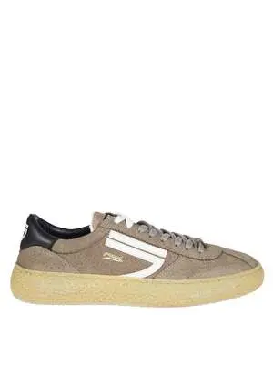 PURAAI Vintage Hairy Microsuede Sneaker - Beige