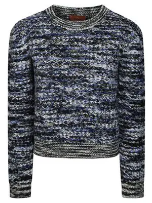 Missoni Long-sleeve Knit Sweater - Blu