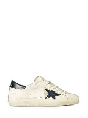GOLDEN GOOSE Super Star Shiny Nappa Leather Sneakers - Beinightbl