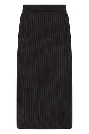 ELISABETTA FRANCHI ELISABETTA FRANCHI Slim Fit Pinstripe Dress