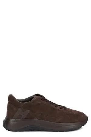 Hogan Mini Suede Low-top Sneaker For - Brown