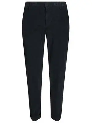 DONDUP Gaubert Relax Velvet Pants - Nero