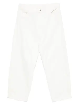 Carhartt Work In Progress Brandon Logo-patch Jeans - White